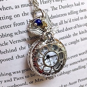 Ravenclaw Inspired Harry Potter Inspired Pocket Watch Necklace Potter ...