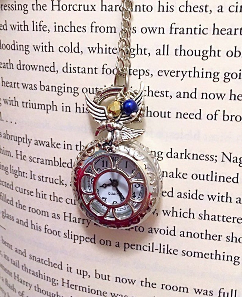 Ravenclaw Inspired Harry Potter Inspired Pocket Watch Necklace Potter ...
