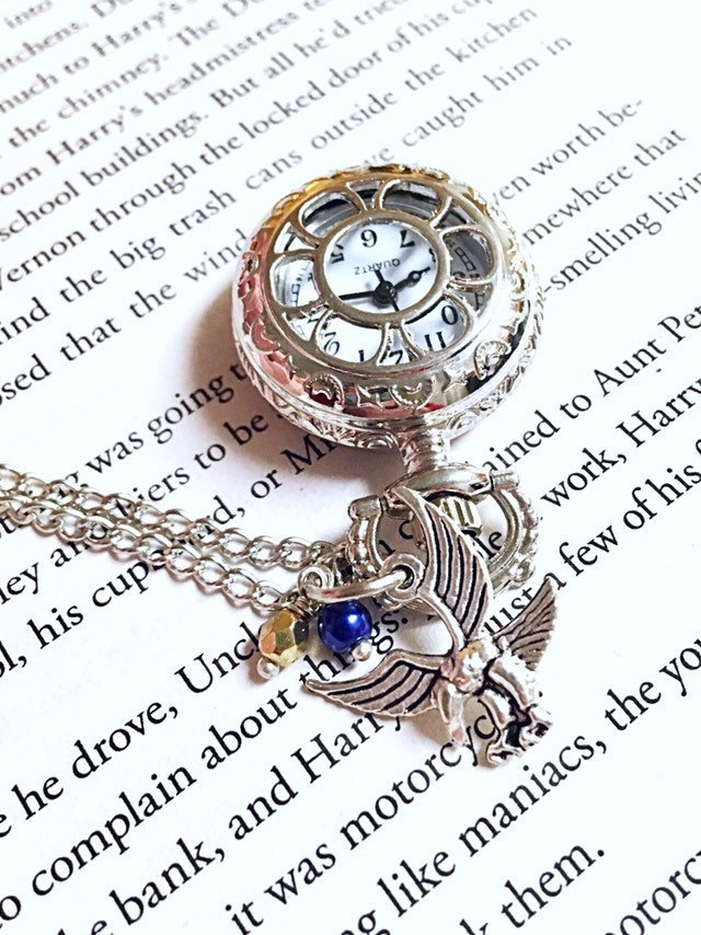 Ravenclaw Inspired Harry Potter Inspired Pocket Watch Necklace Potter ...