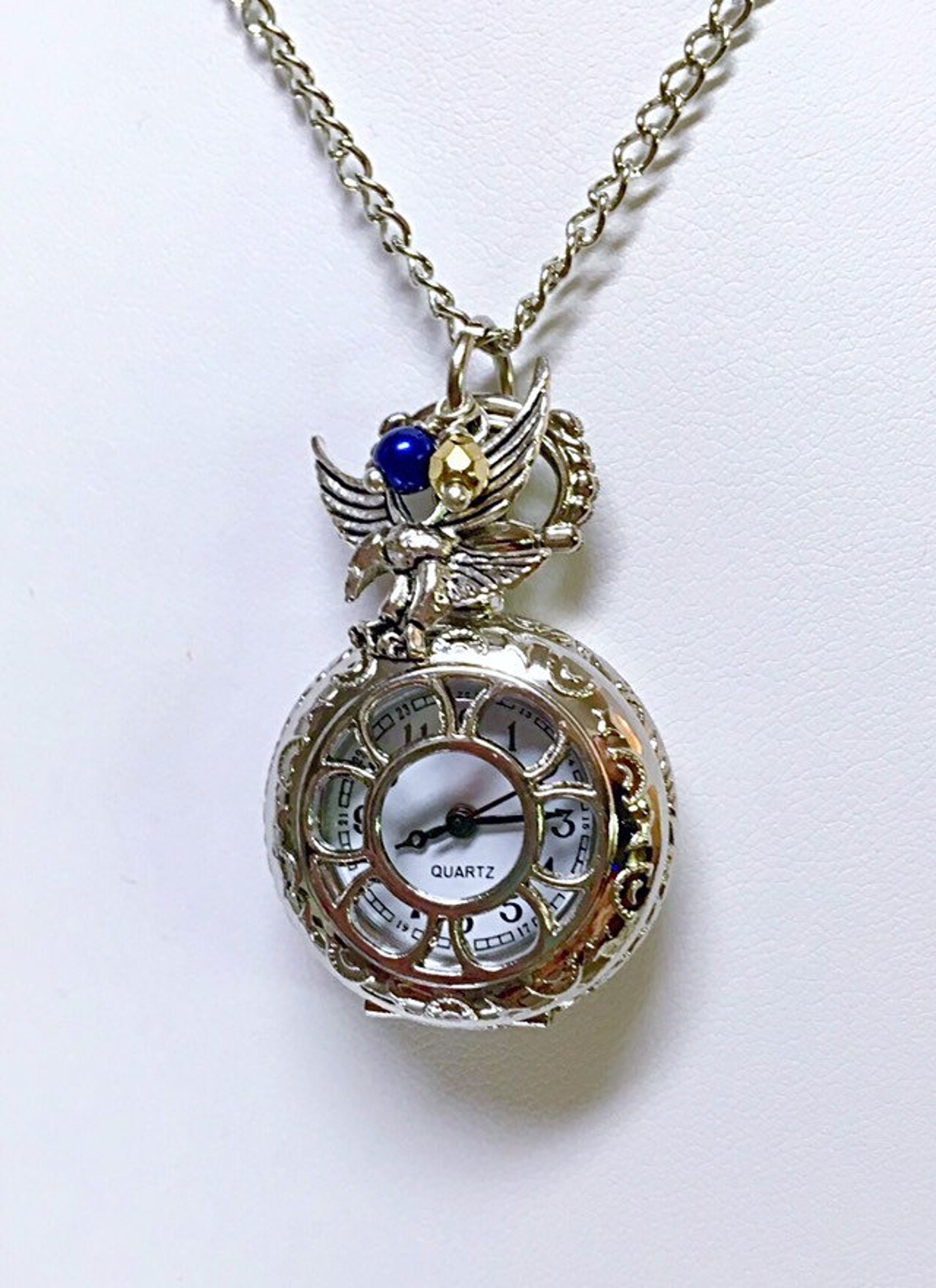 Ravenclaw Inspired Harry Potter Inspired Pocket Watch Necklace Potter ...