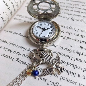 Ravenclaw Inspired Harry Potter Inspired Pocket Watch Necklace Potter ...