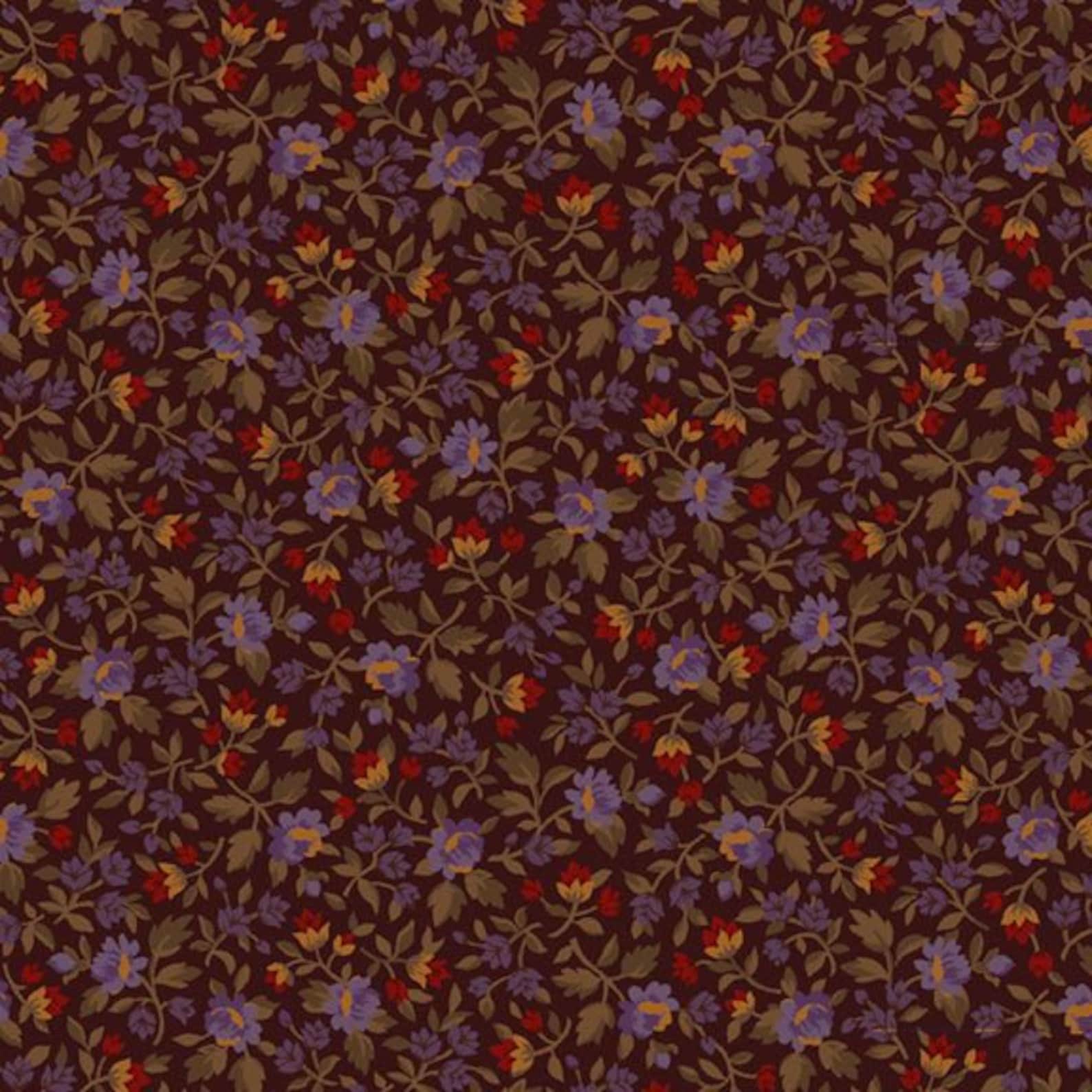 Ginger Grove Rosettes by Marcus Fabrics R150443D-PLUM - Etsy