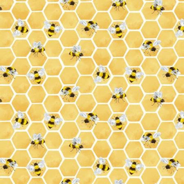 Honey Bee Fabric - Etsy
