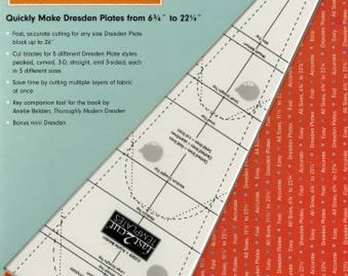 Dresden Plate Template Ruler by Fast to Cut - Etsy