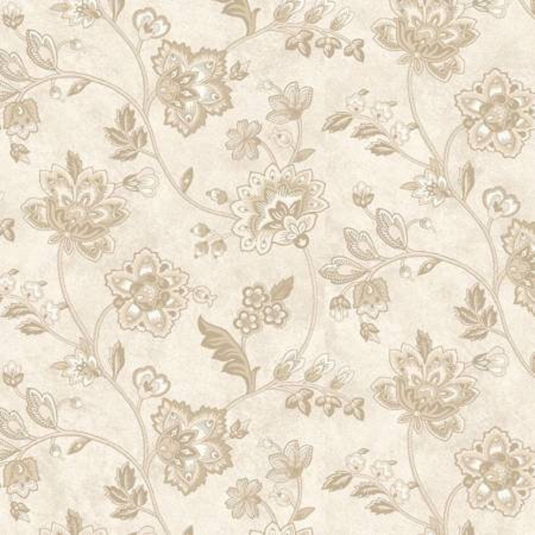 Genevieve Tan Jacobean 108 in Wide R360653-TAN - Etsy