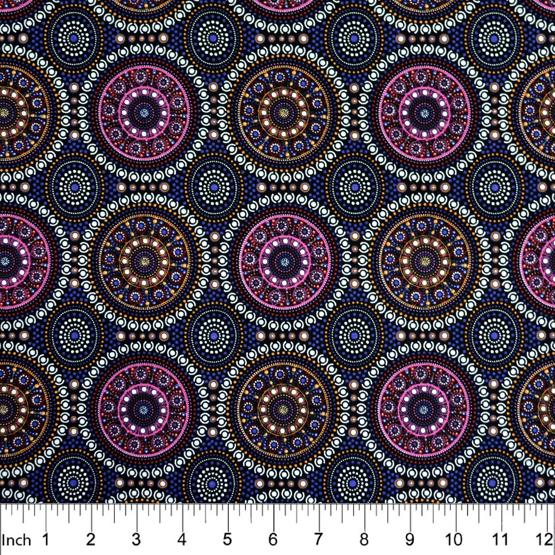 M & S Textiles Bush Berry Blue BUBBL - Etsy