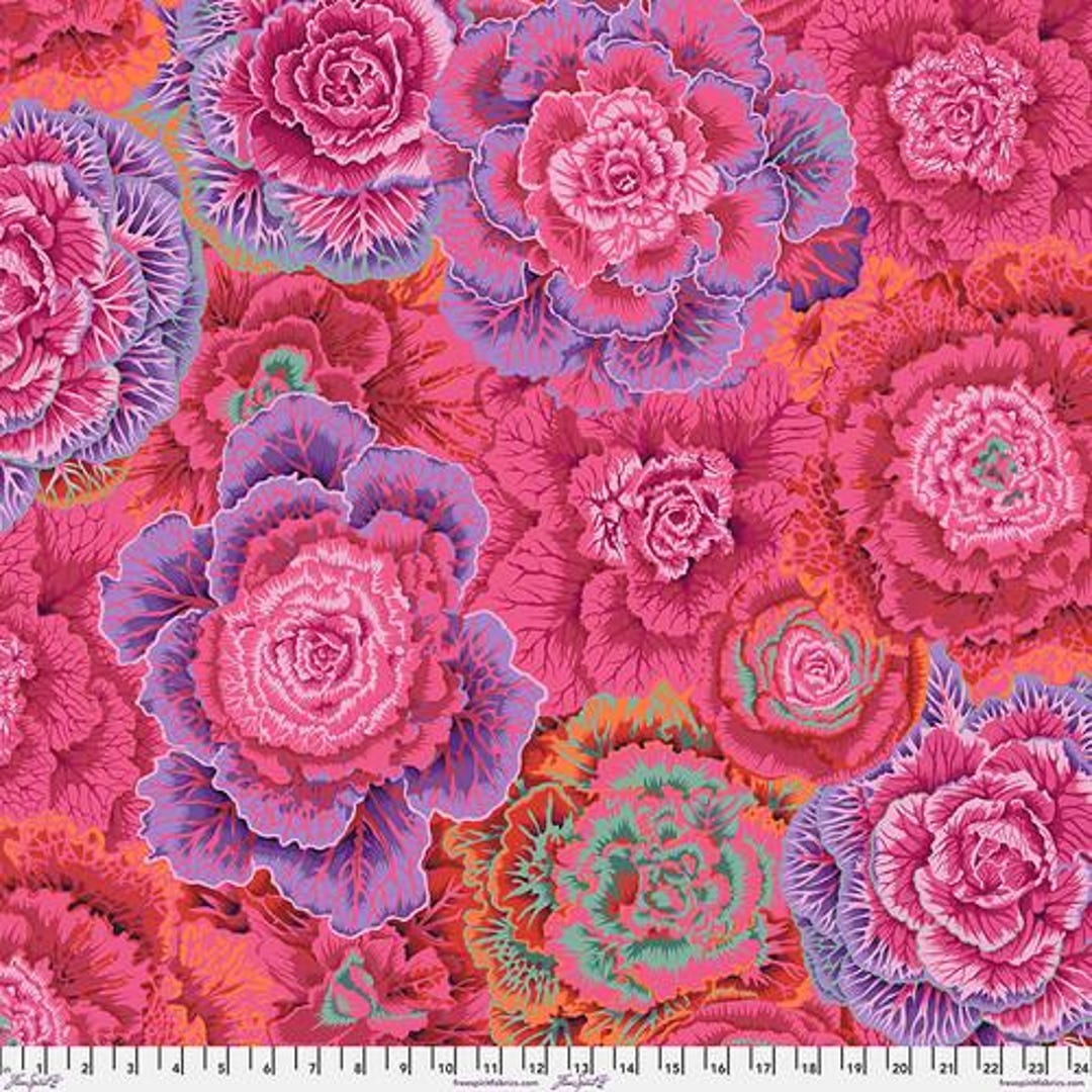 Kaffe Red Brassica Pwpj051-redxx by Kaffe Fassett Collective - Etsy
