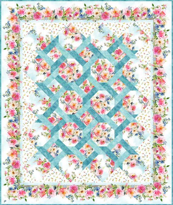 Victoria Queen Size Quilt Kit - Etsy