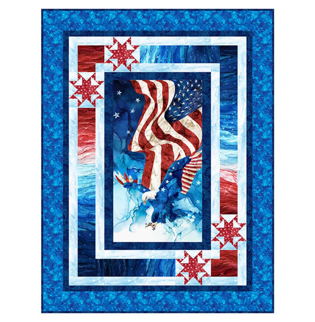 Rippling Colors Quilt Kit by Northcott Fabrics and Bound to Be Quilting ...