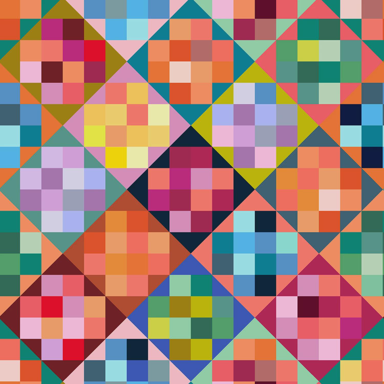 Multi Colorblock Wide by Maywood Fabrics 54573DW-1DES - Etsy