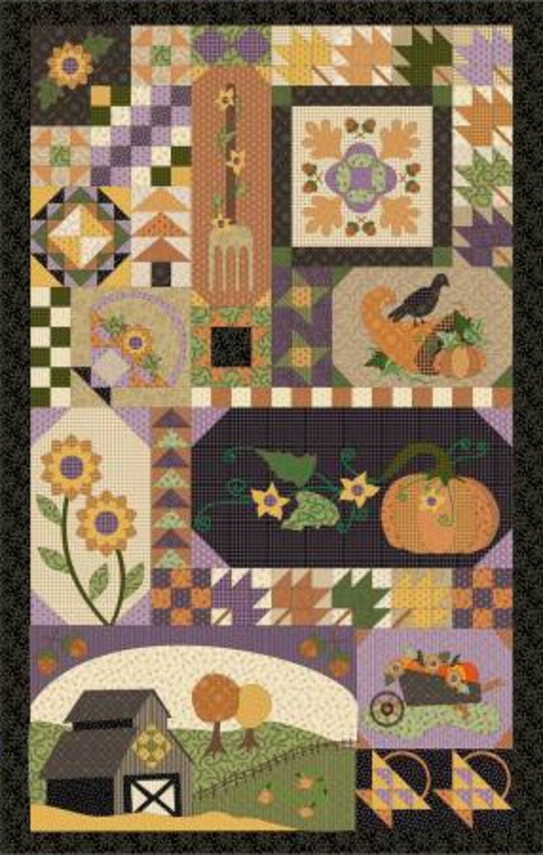 Patches of Autumn Panel by Marcus Fabrics - Etsy