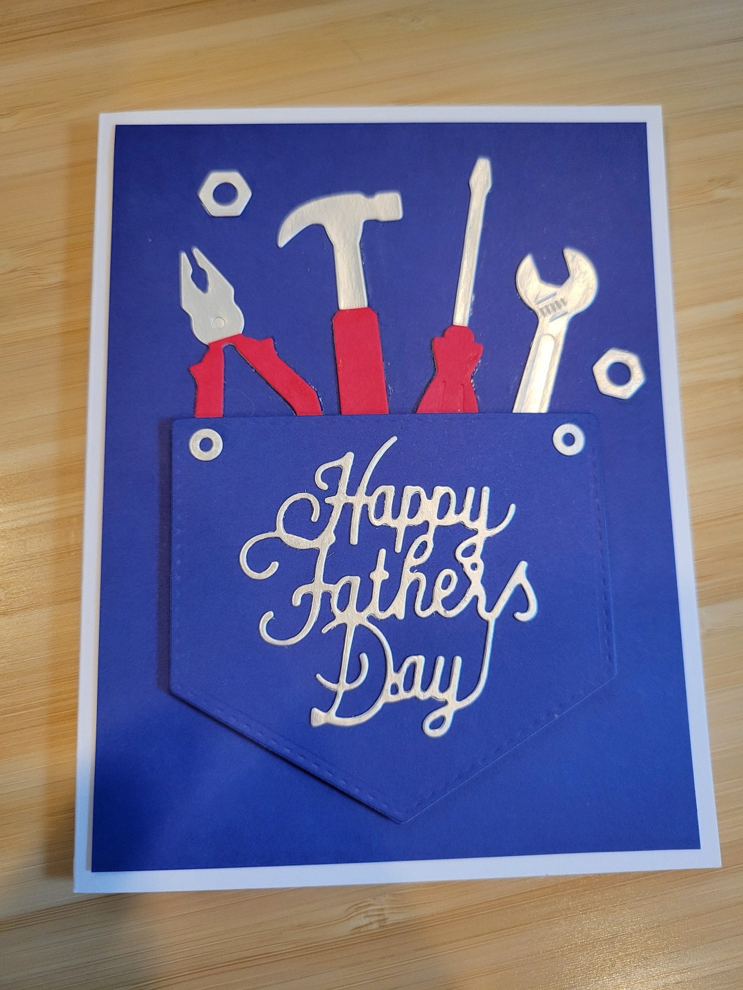 Happy Father's Day Handmade Tools Card - Etsy