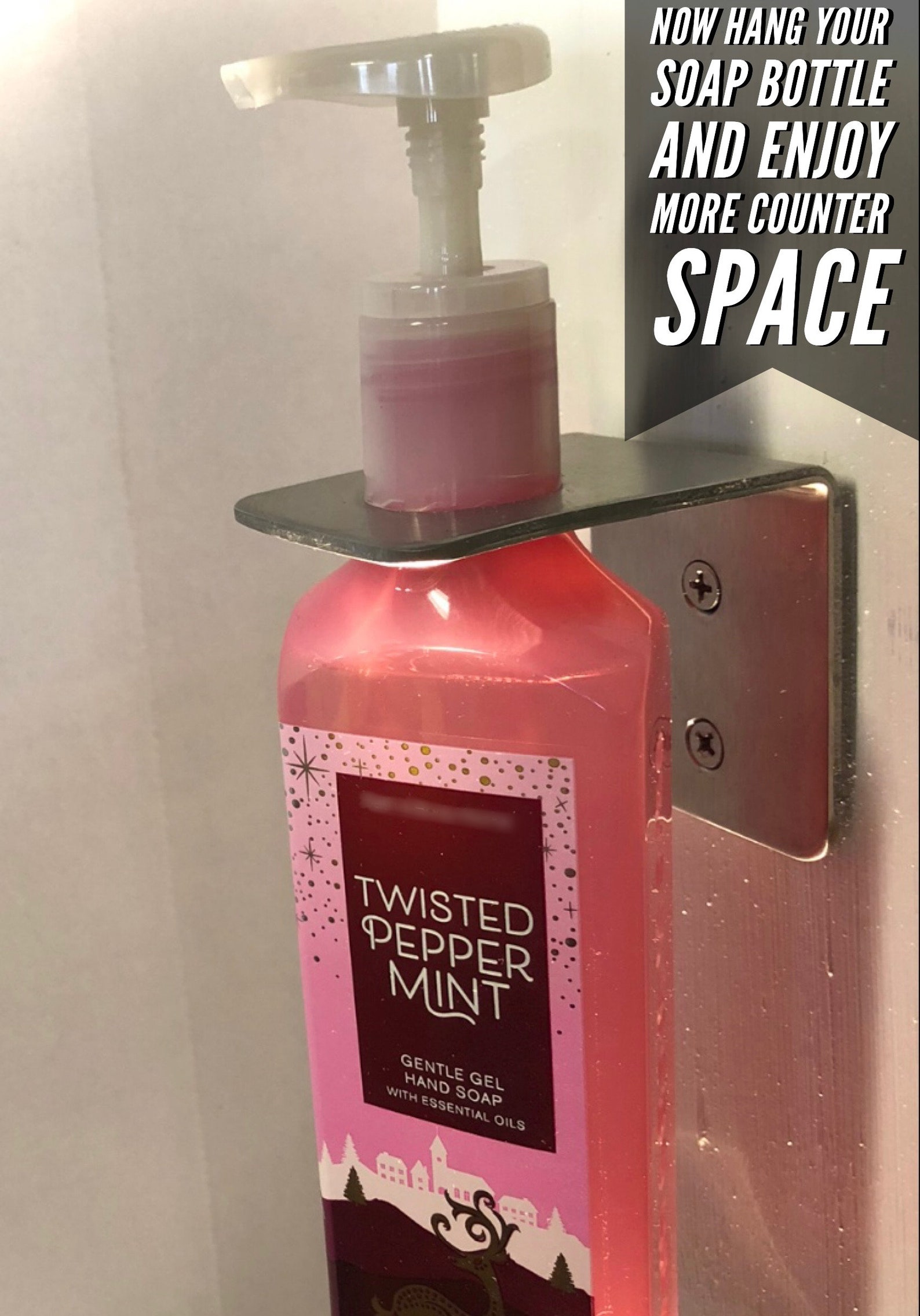 Hand Soap Shampoo or Conditioner Bottle Wall Mount Bracket - Etsy
