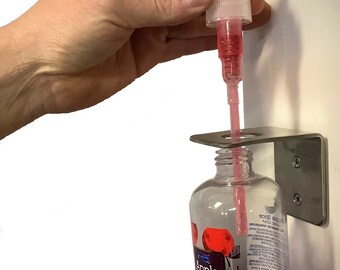 Hand Soap, Shampoo or Conditioner Bottle Wall Mount Bracket bottle ...