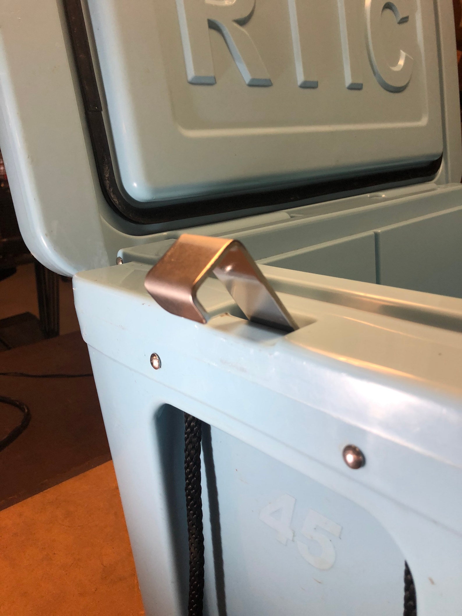 Yeti / Rtic Cooler Lock Bracket stainless Steel - Etsy