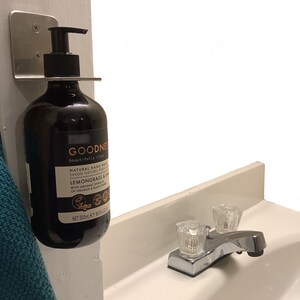 Hand Soap, Shampoo or Conditioner Bottle Wall Mount Bracket bottle ...