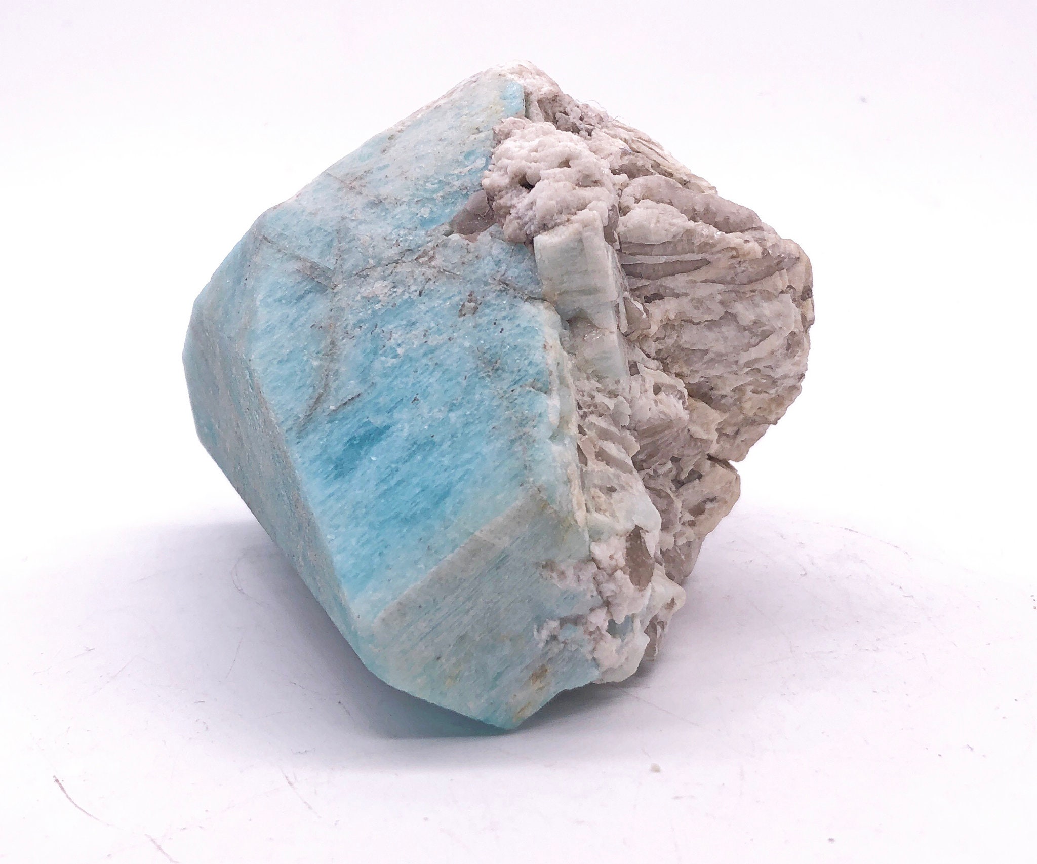 Large 1 Pound - Amazonite from Konso, Ethiopia - Microline var ...