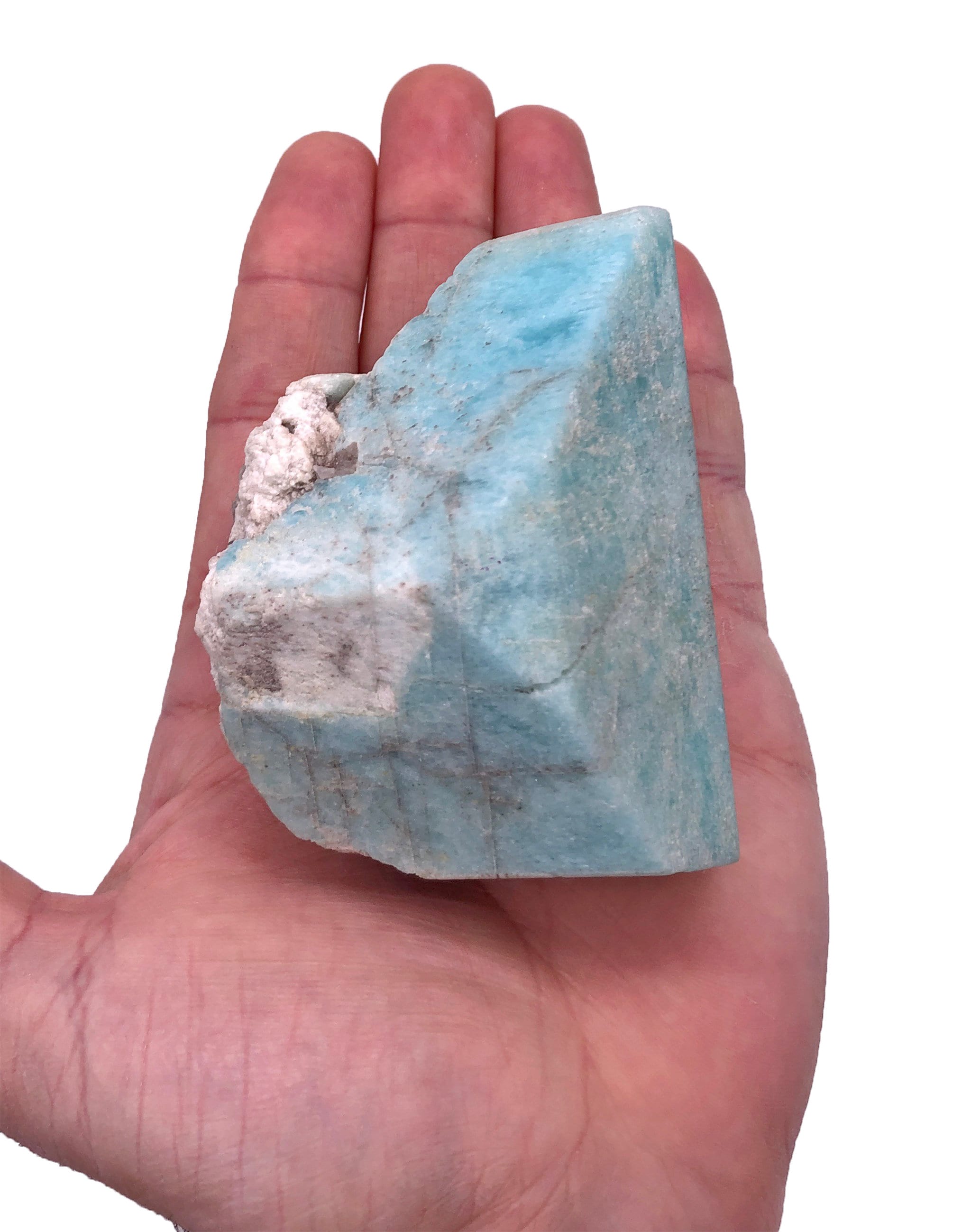 Large 1 Pound - Amazonite from Konso, Ethiopia - Microline var ...