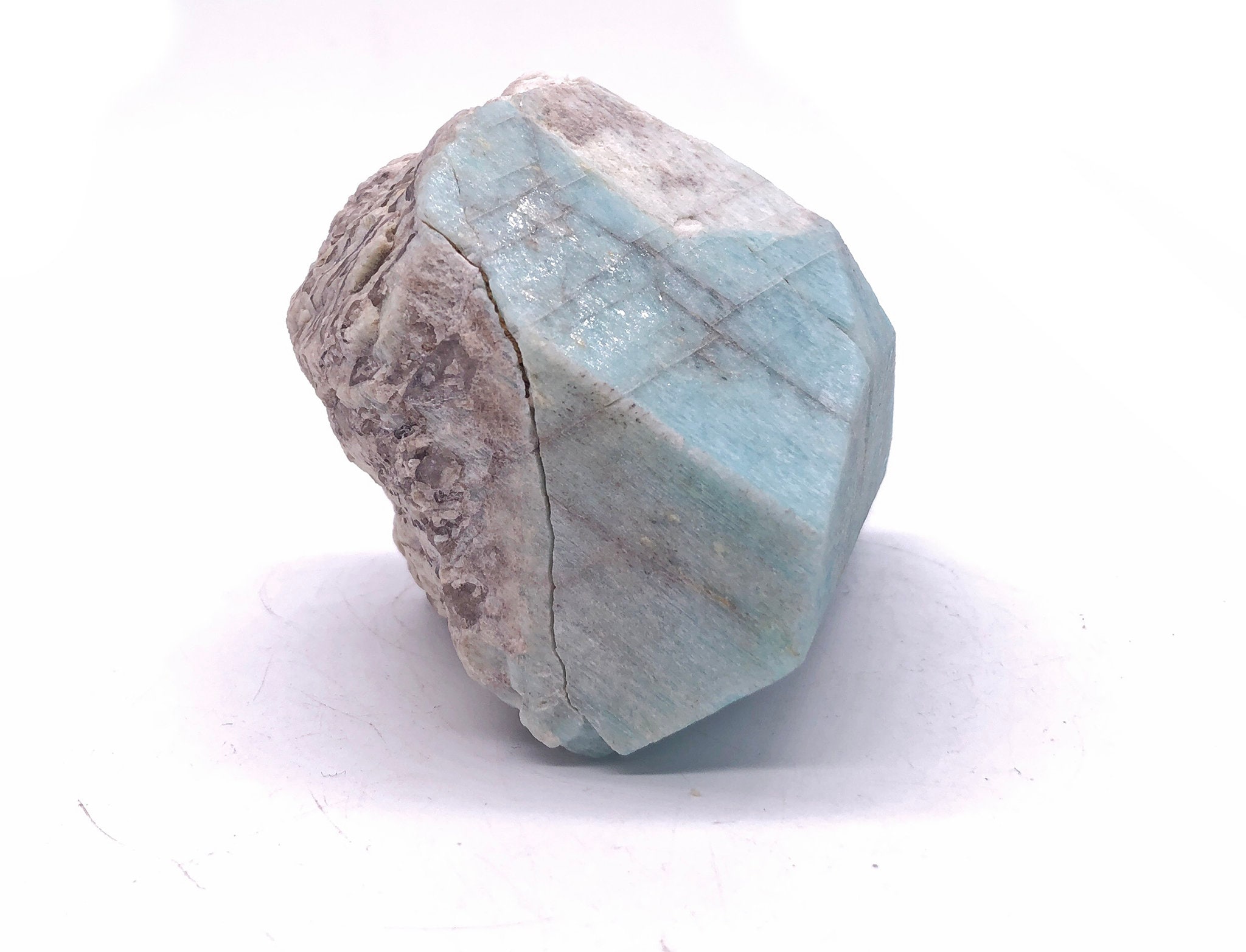Large 1 Pound - Amazonite from Konso, Ethiopia - Microline var ...