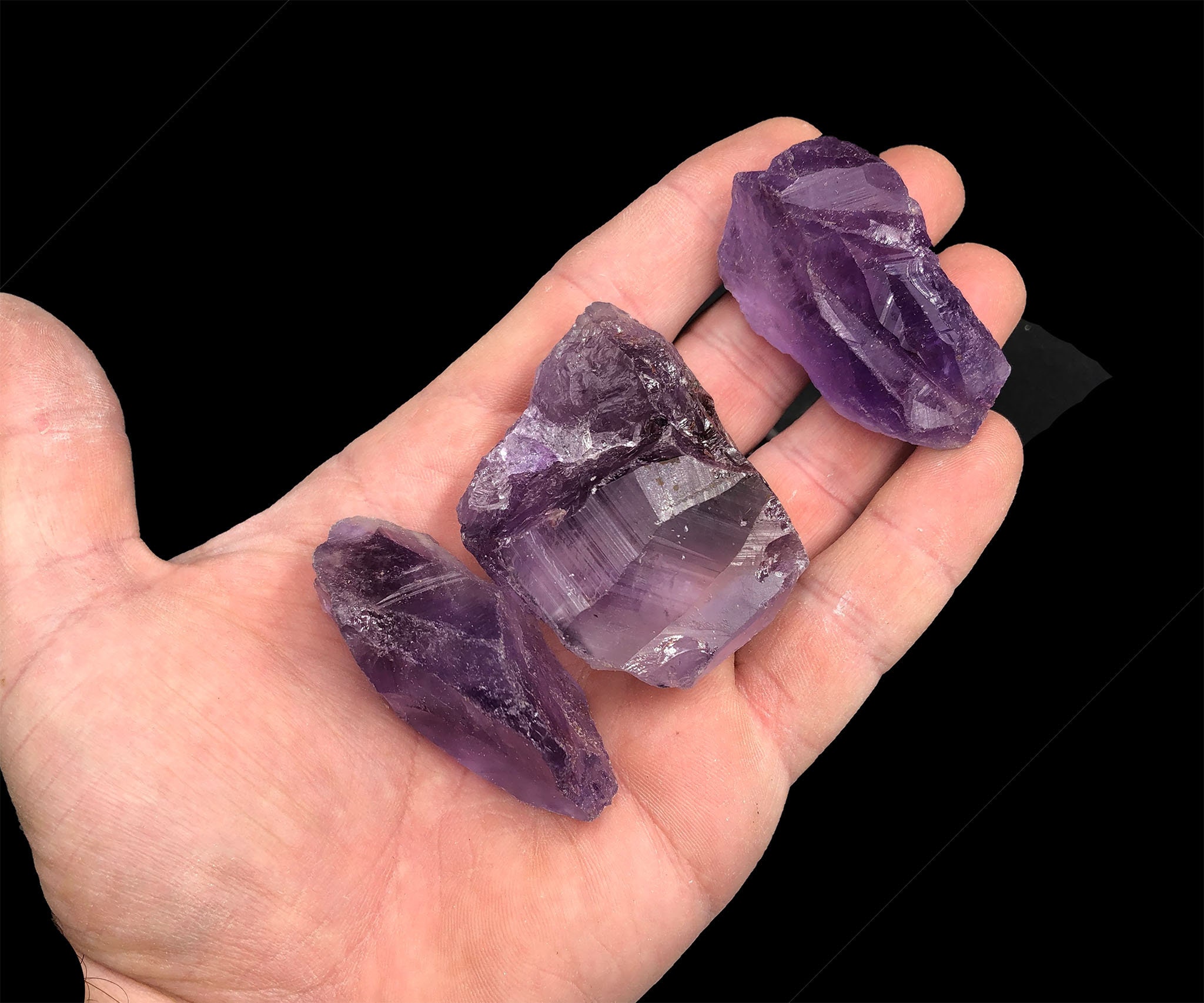 1 LB Amethyst (A ) Rough from Brazil