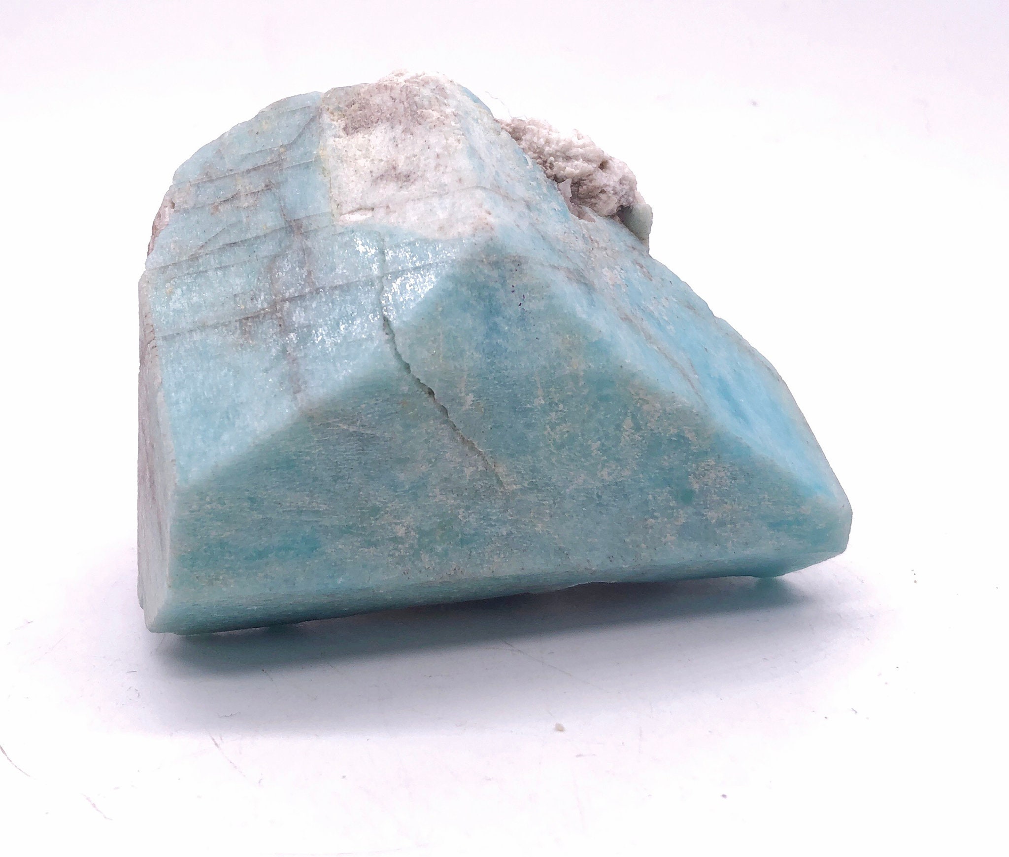 Large 1 Pound - Amazonite from Konso, Ethiopia - Microline var ...