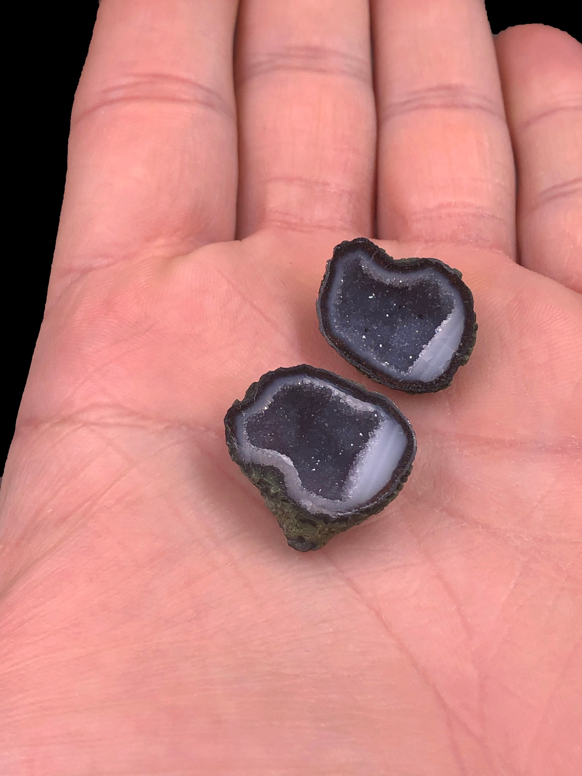 Pair of Tabasco Geodes from Mexico