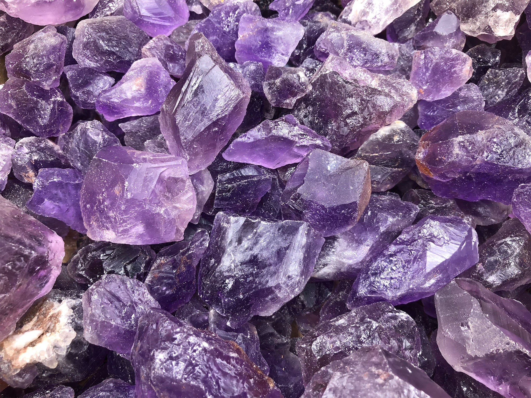 1 LB Amethyst (A ) Rough from Brazil
