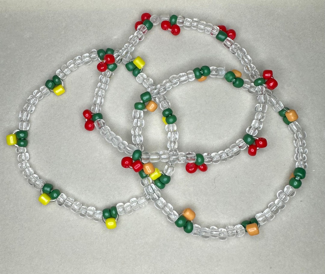 Fruit Friendship Bracelet Set of 3 - Etsy