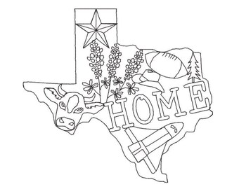 Texas Pes File | Etsy