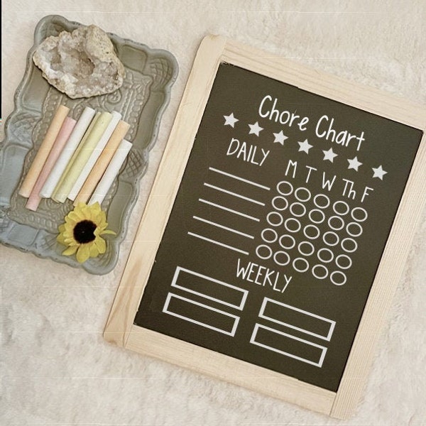 Chore Chart Svg File - Etsy