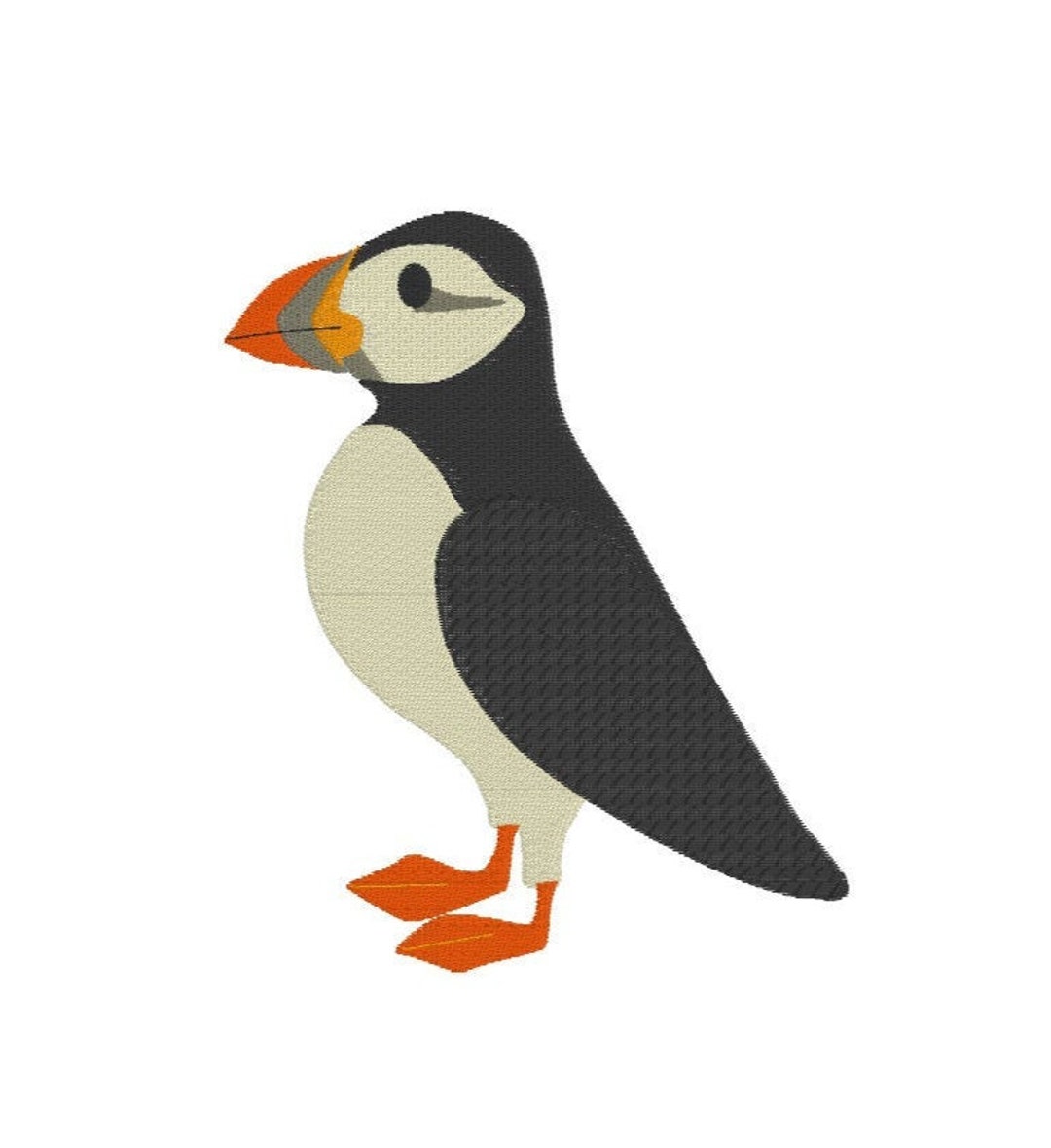Puffin Bird, Animal, Machine Embroidery, 4x4 and 5x7 Hoop - Etsy UK