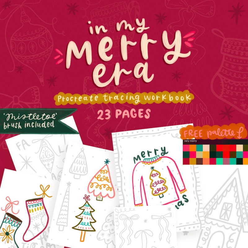 Christmas Procreate Book - Etsy