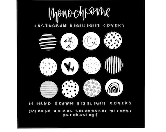 Monochrome Instagram - Etsy