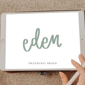 Eden Procreate Brush / Instant Download/ Procreate Calligraphy - Etsy