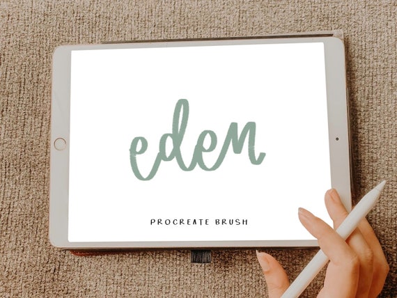 Eden Procreate Brush / Instant Download/ Procreate Calligraphy | Etsy