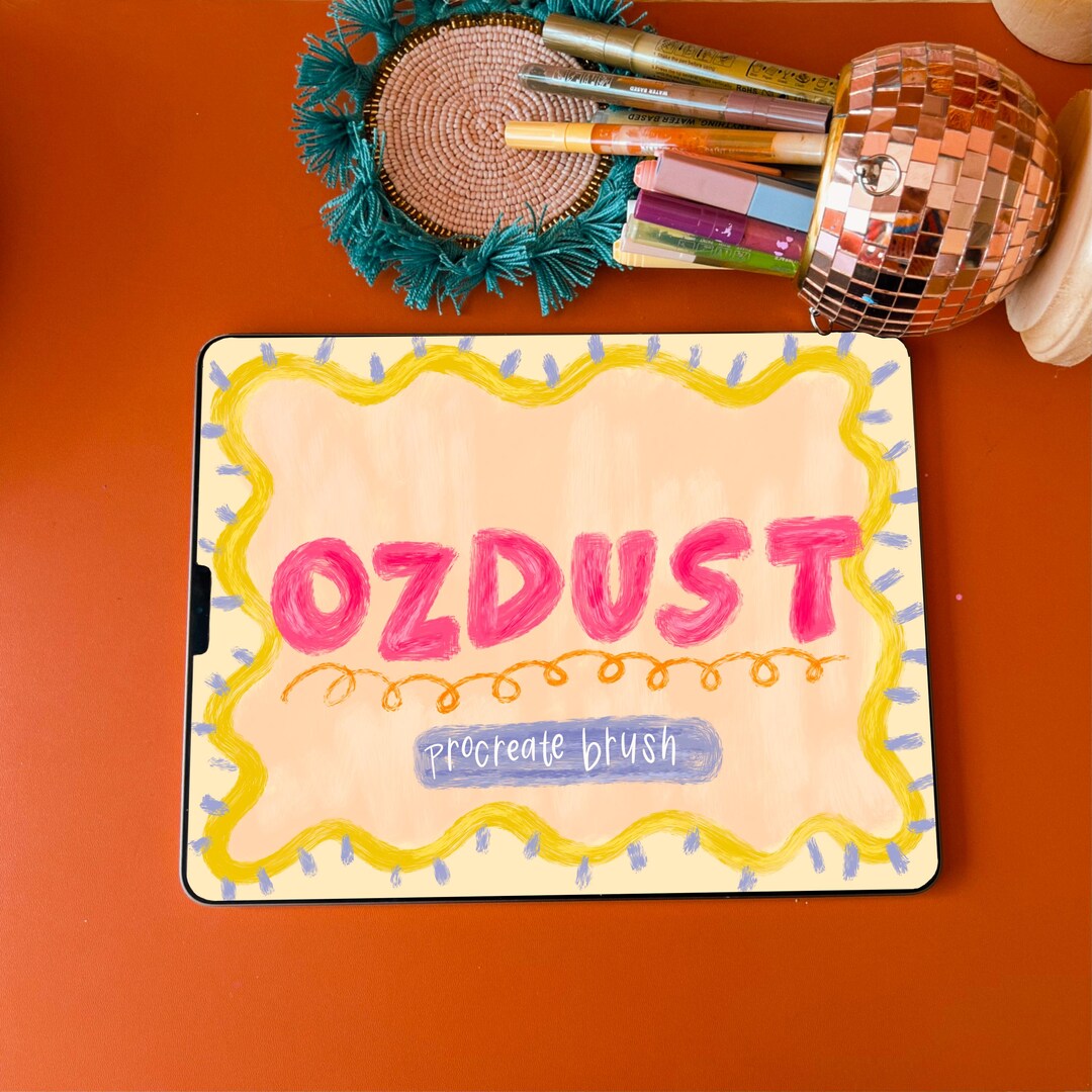 Ozdust Procreate Brush / Crayon / Paint Procreate Brush / Acrylic ...