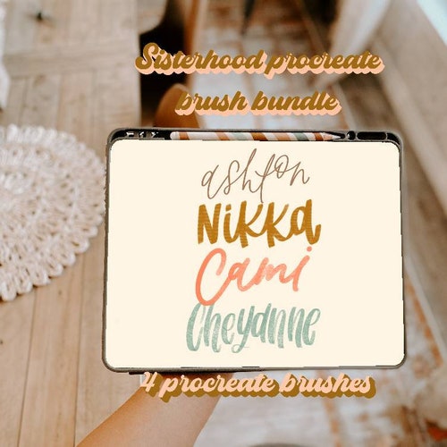 3 Pack Procreate Brushes/ Ipad Lettering / Calligraphy | Etsy
