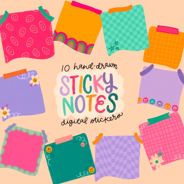 Sticky Notes - Etsy