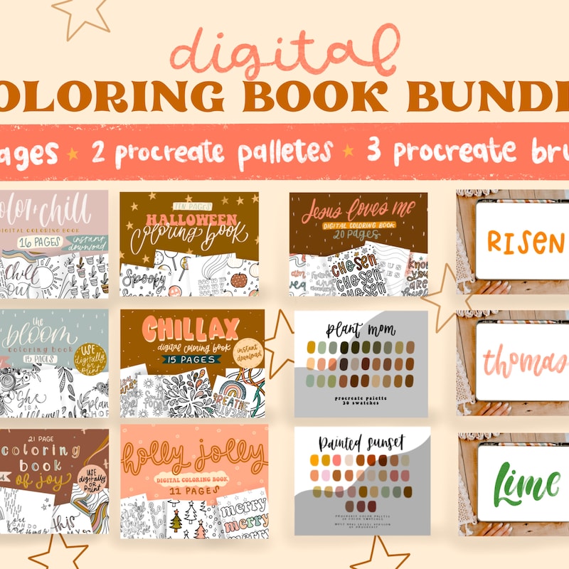 Artist Made Coloring Book - Etsy