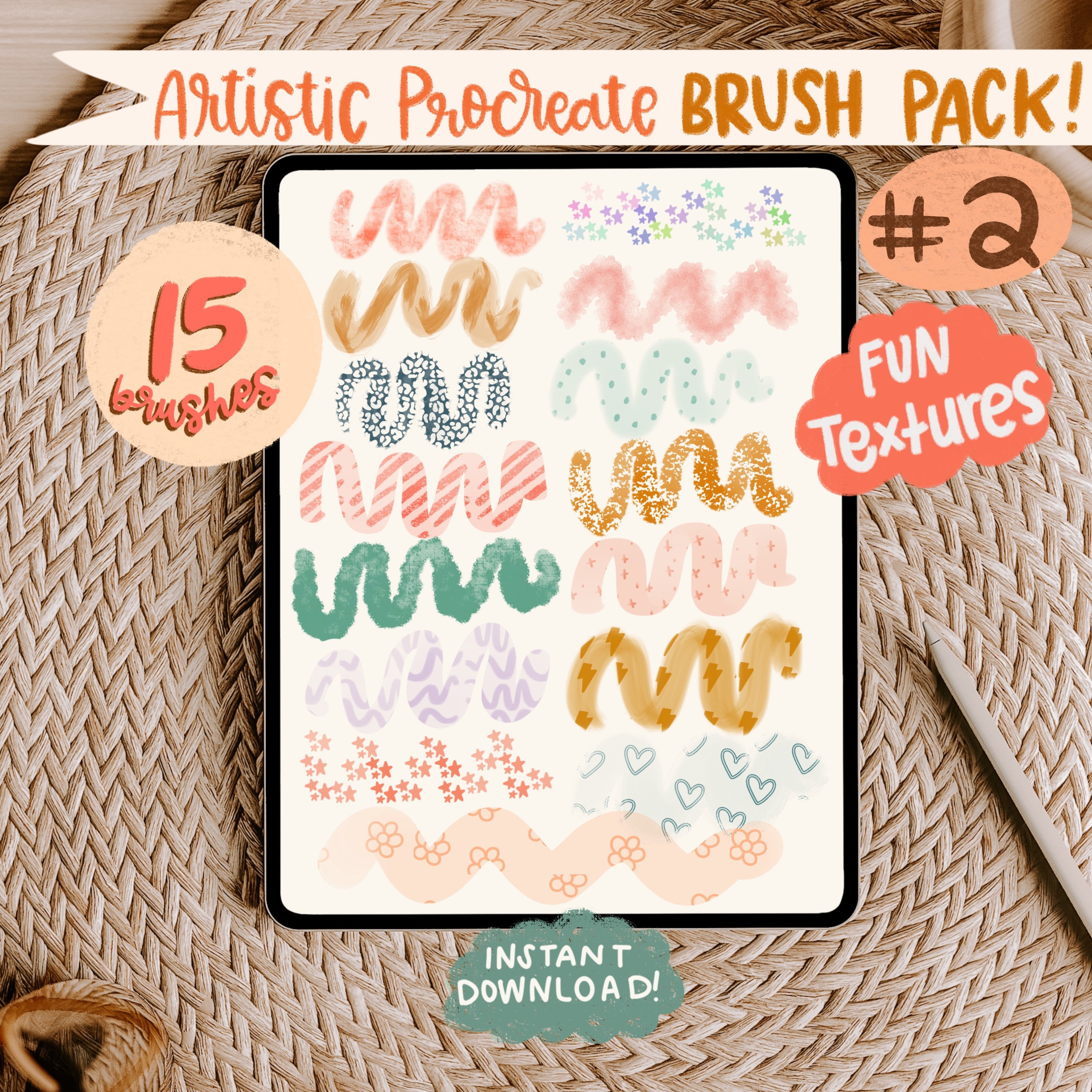 Artistic Procreate Brush Pack/instant Download/procreate - Etsy