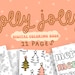 Holly Jolly Coloring Book/digital/instant Download - Etsy
