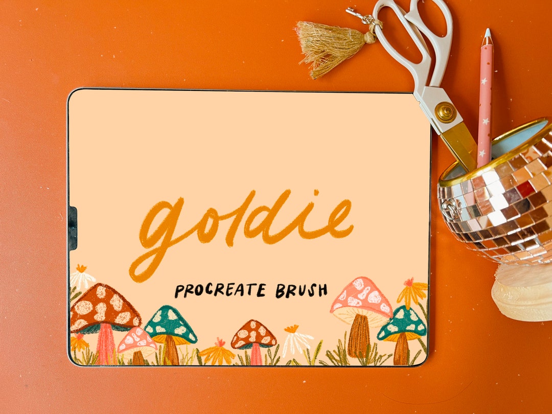 Goldie Procreate Brush / Procreate / Lettering - Etsy