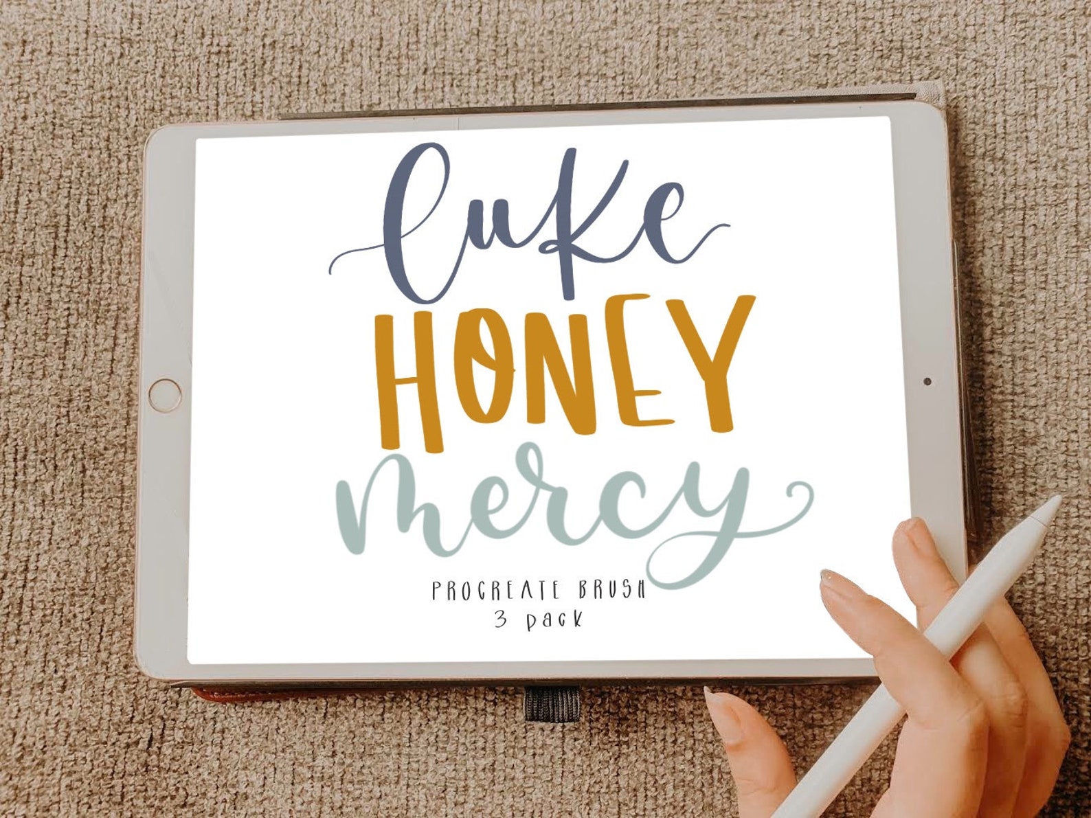3 Pack Procreate Brushes / Instant Download / Ipad Lettering - Etsy