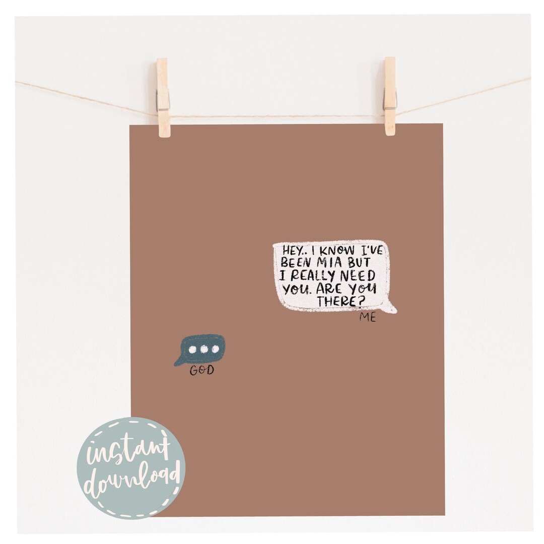 Hey God Quote Print / Instant Download - Etsy