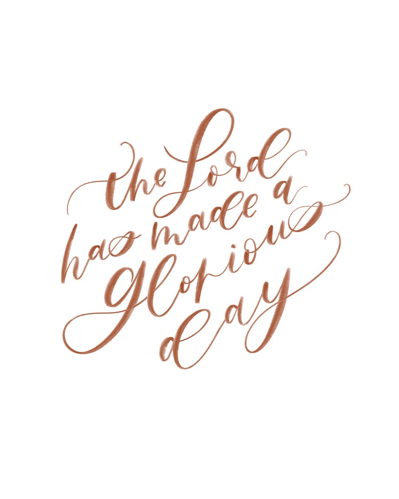 Glorious Day Quote Printable / Instant Download / Fall Collection - Etsy