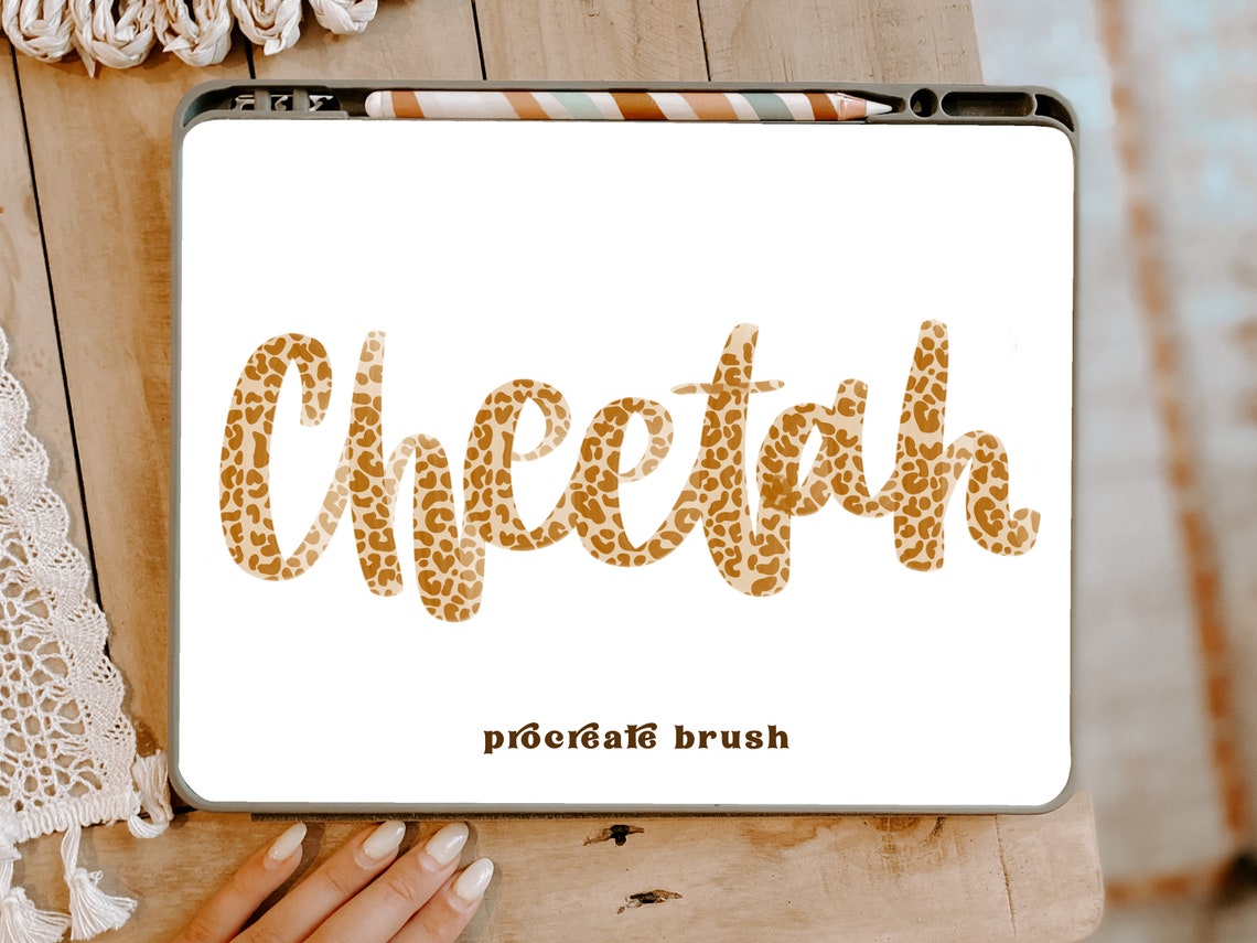 Cheetah Artistic Procreate Brush/instant Download/procreate - Etsy