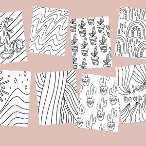 Color and Chill Coloring Book/digital/instant Download - Etsy
