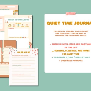 Digital Quiet Time Journal / PDF / Bible Study - Etsy
