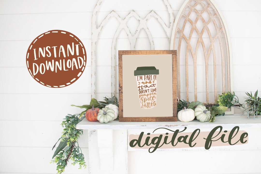 Pumpkin Spice Printable / Instant Download / Fall Collection - Etsy
