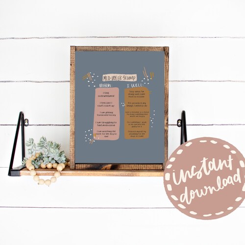 Mid Week Affirmations / Digital Print / Download - Etsy